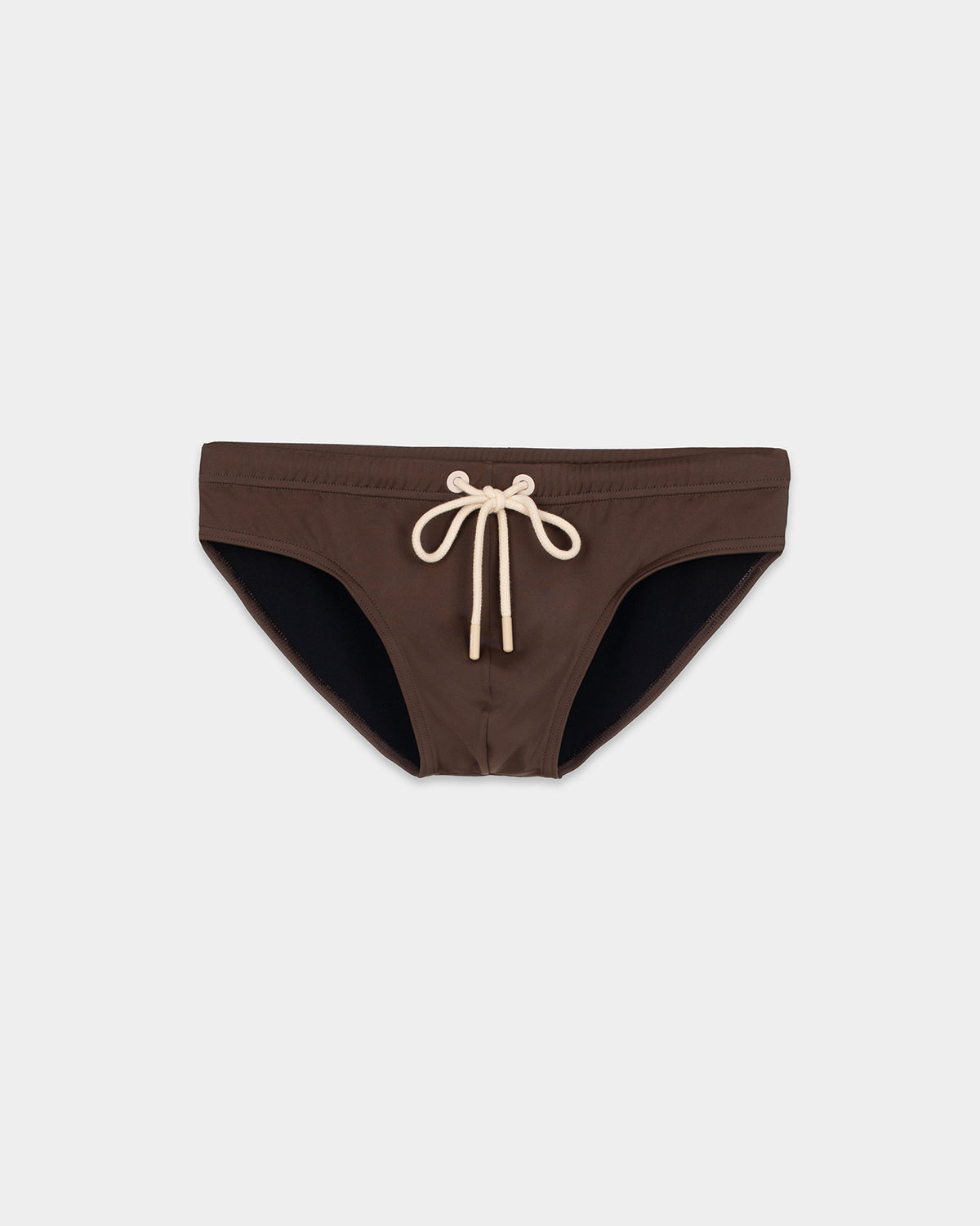 Brown Econyl® Swim Brief | Sustainable Men’s Swimwear